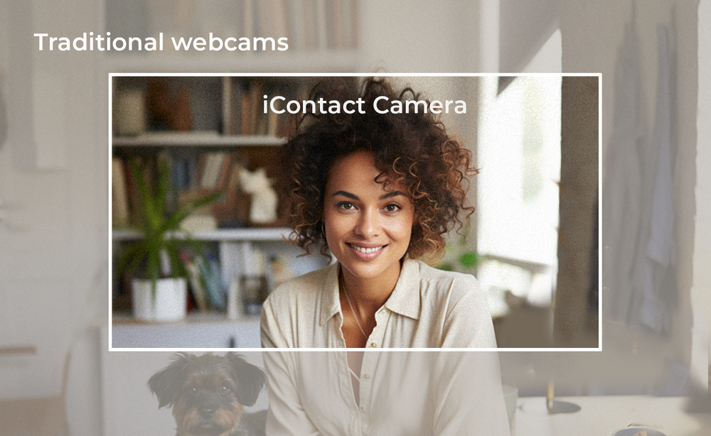 iContact Camera Go eye contact webcam for laptops